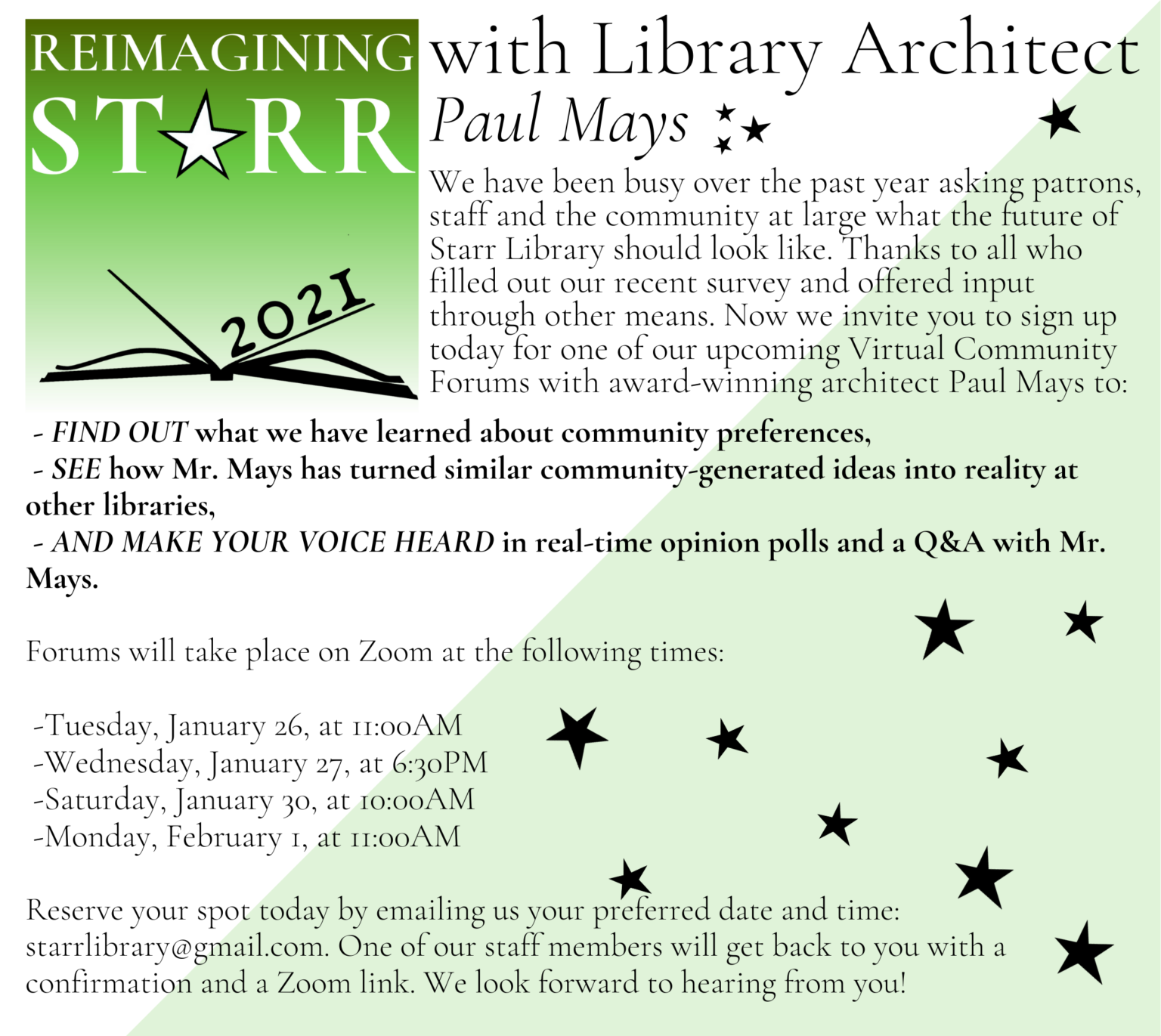 Home - Starr Library