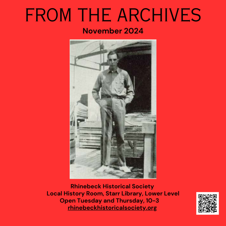 From the Archives - November 2024 - Starr Library