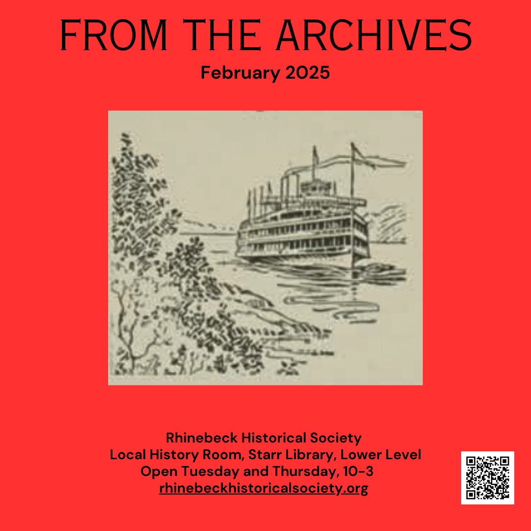 From the Archives - Rhinebeck Historical Society - Starr Library